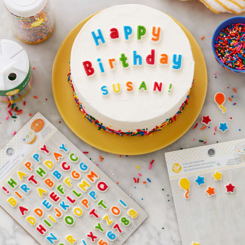 Letters & Numbers Icing Decorations – Bean and Butter