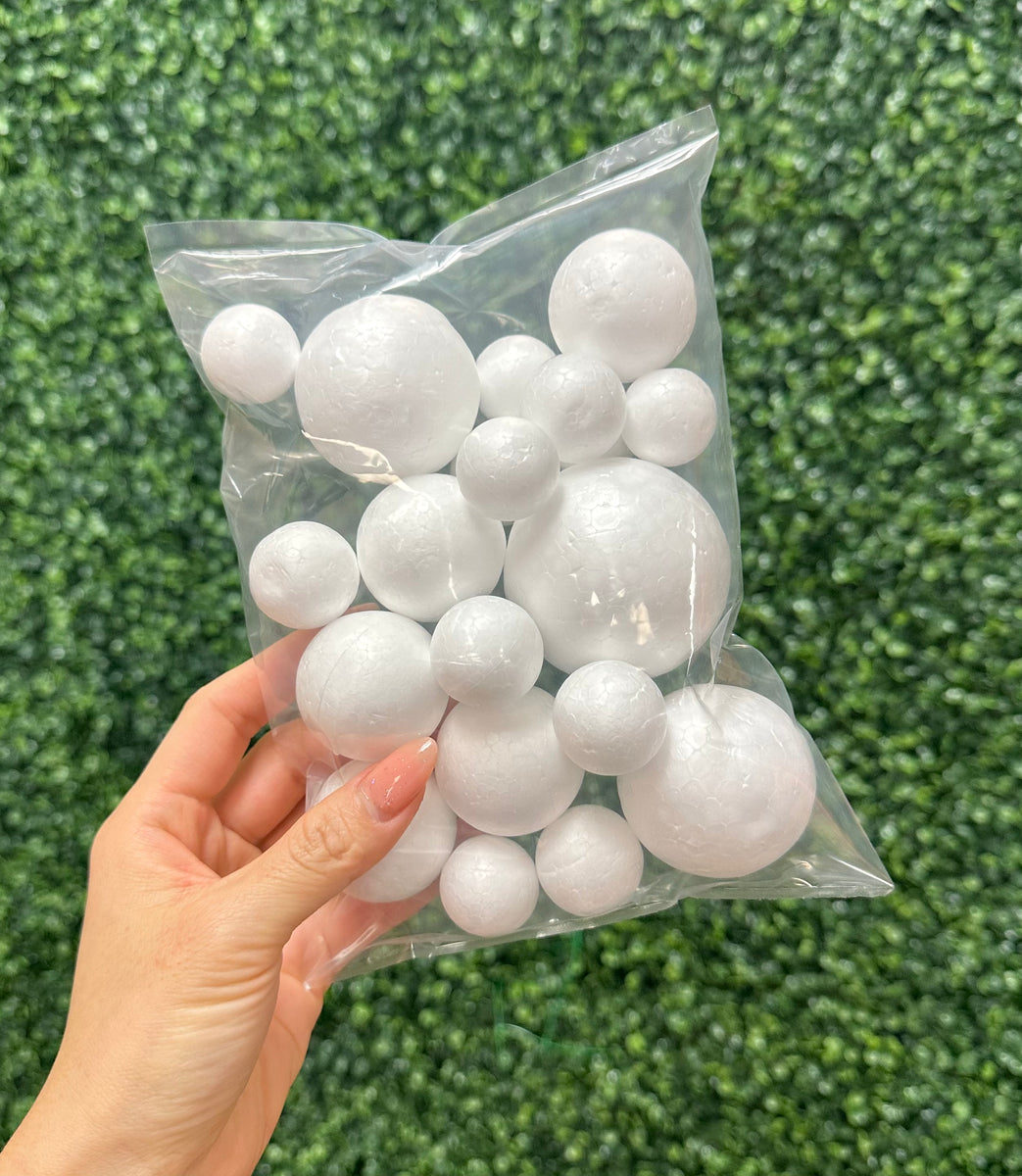 Assorted Styrofoam Balls – Bean and Butter