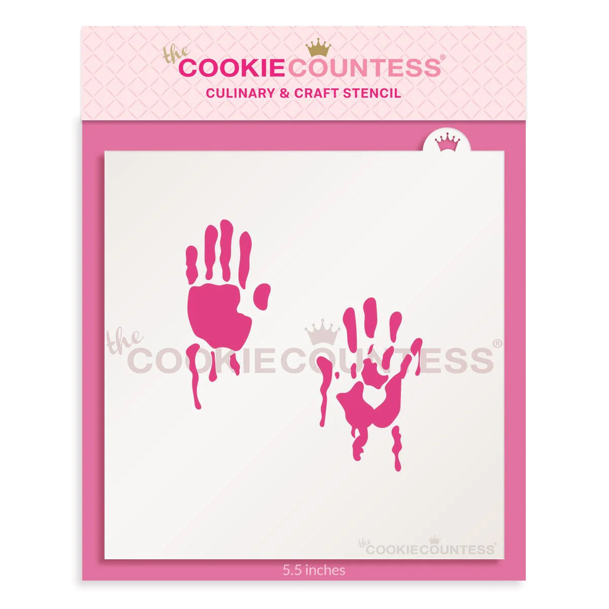 Bloody Handprint Stencil – Bean and Butter