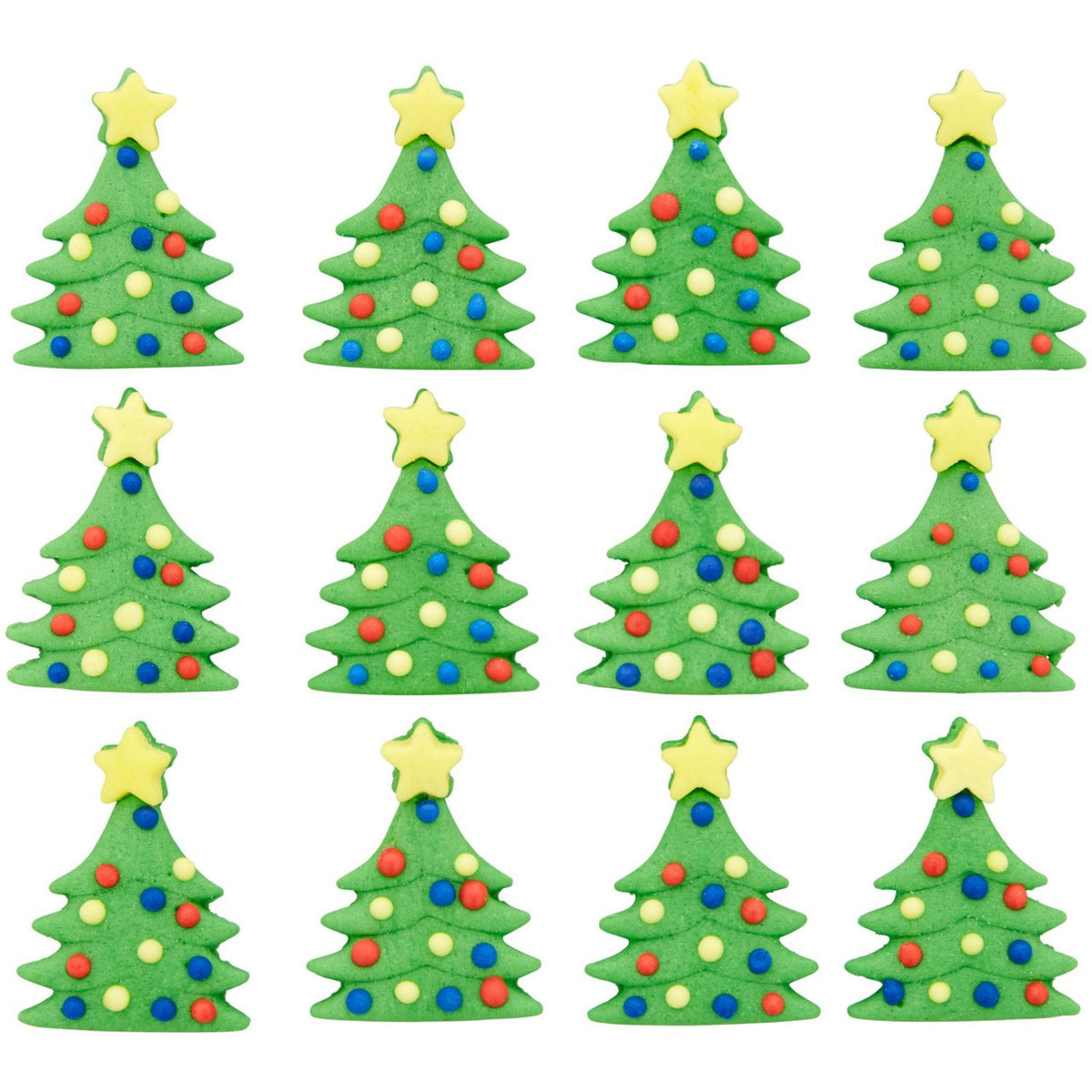 Royal Icing Christmas Trees – Bean and Butter