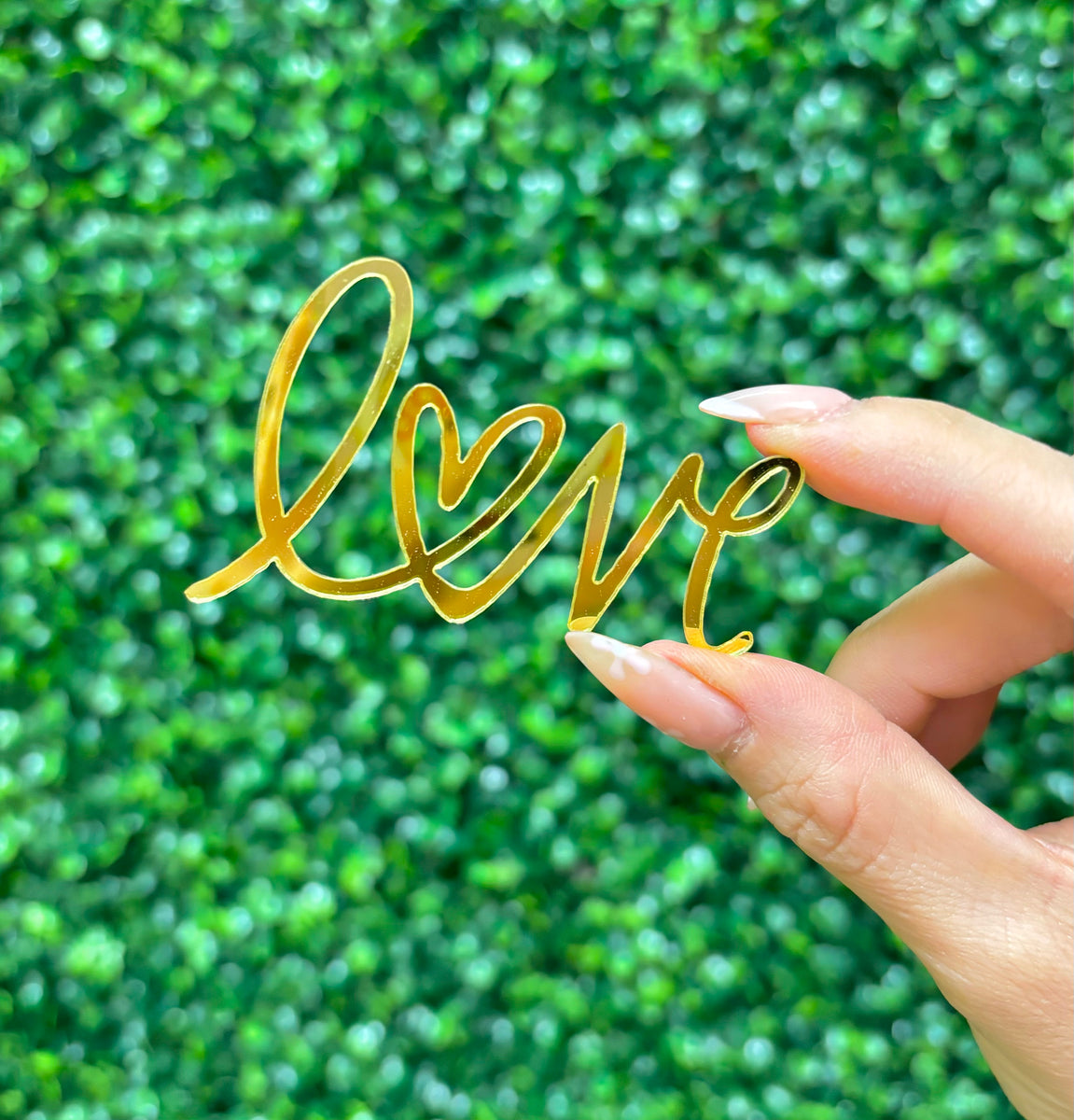 Love Acrylic Topper – Bean and Butter