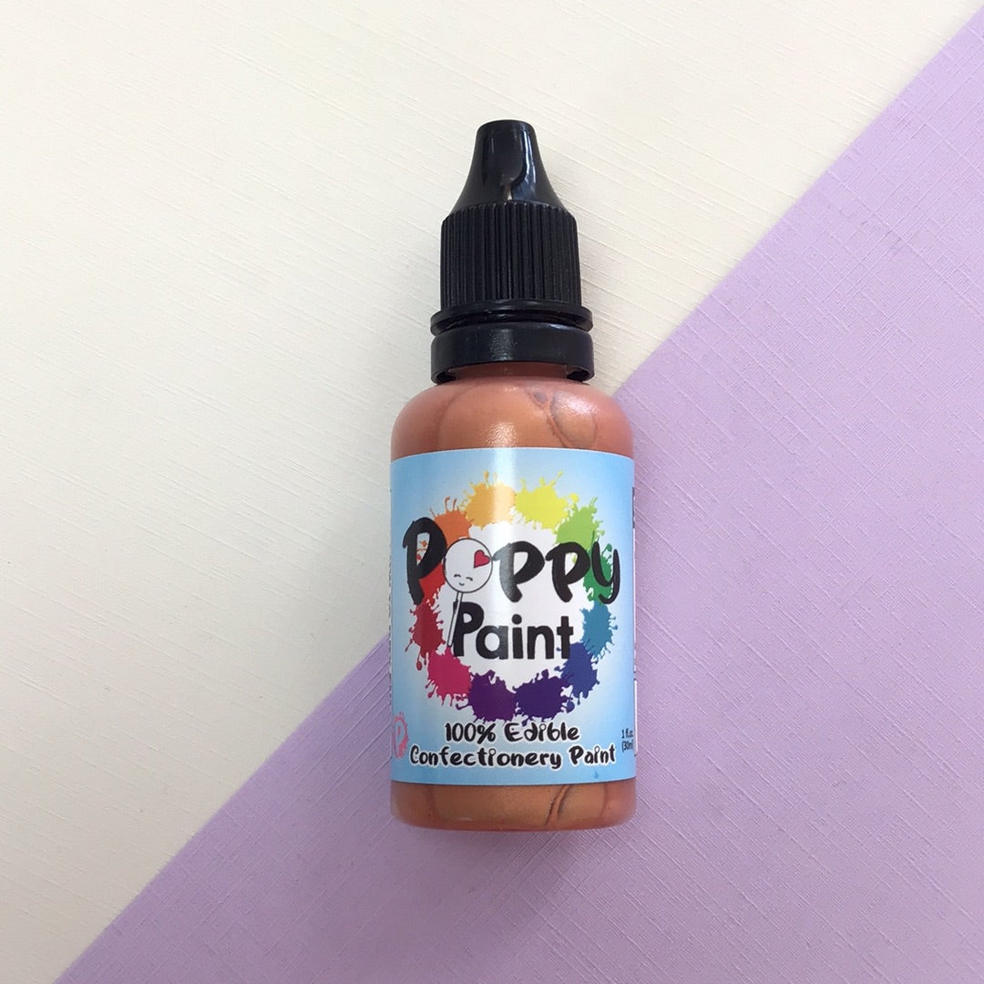 Rose Gold Shimmer Poppy Paint – Bean and Butter