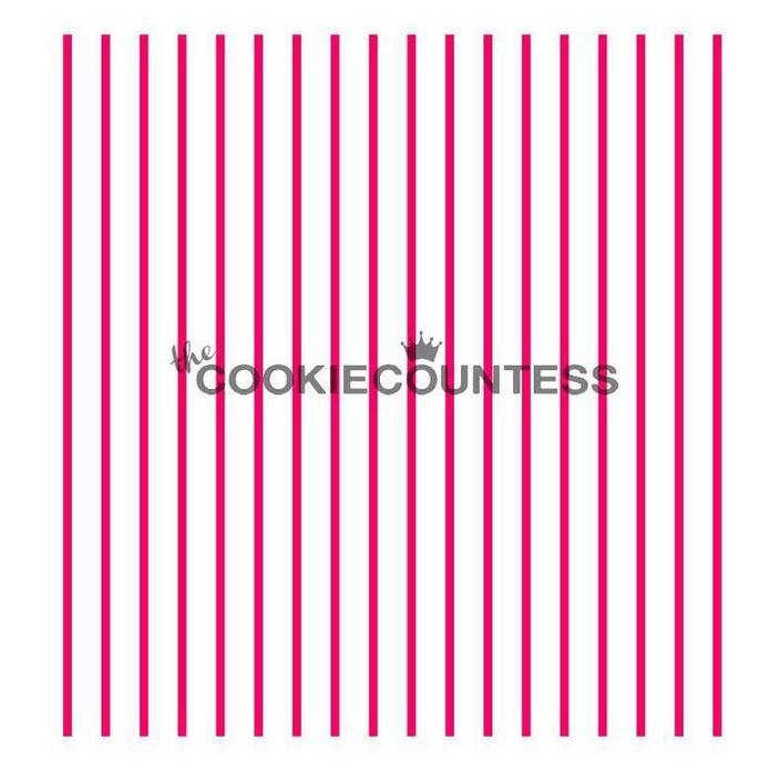 Pin Stripes Stencil – Bean and Butter